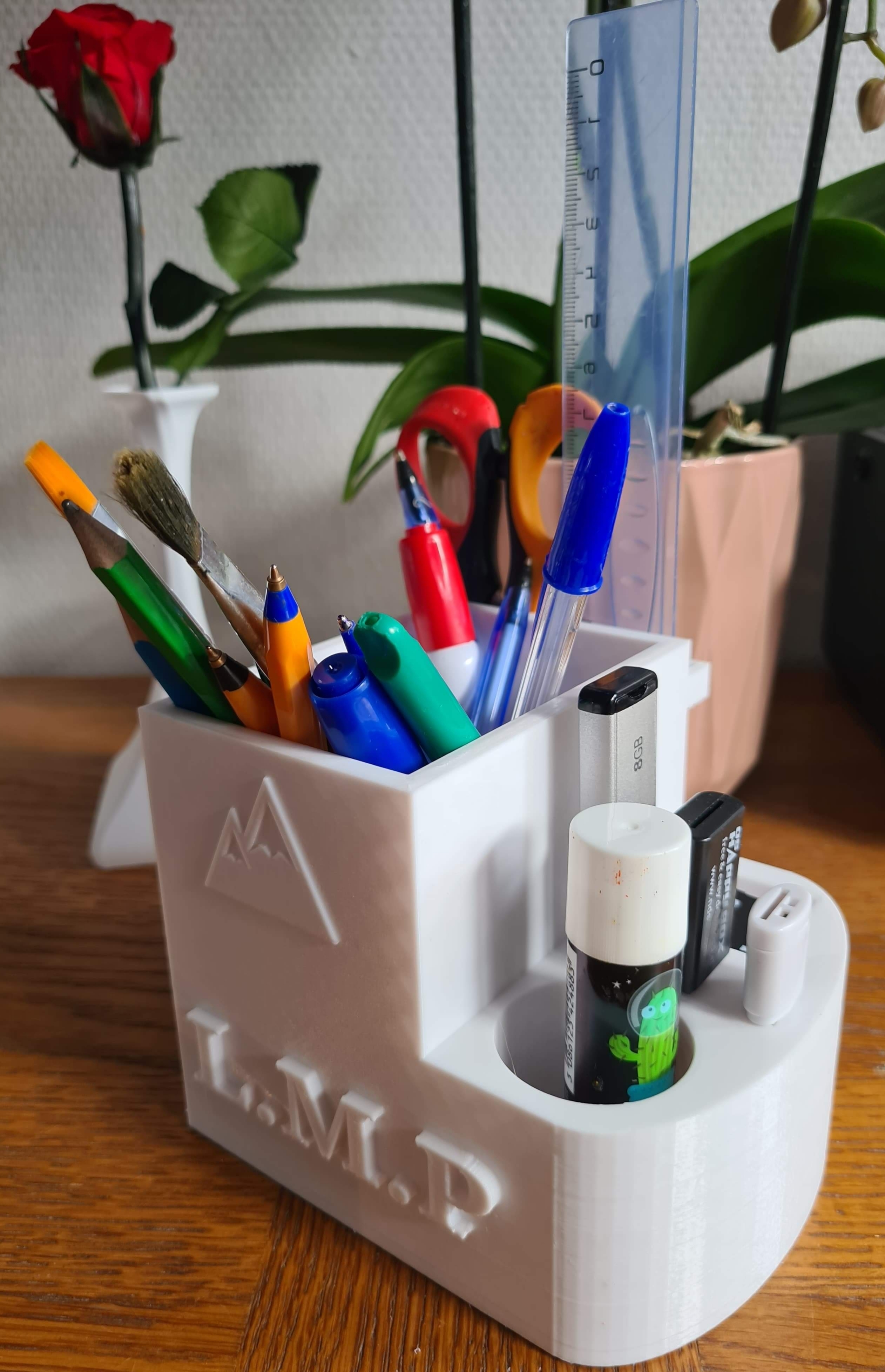 Fichier STL gratuit Pot a crayons・Design pour impression 3D à ...